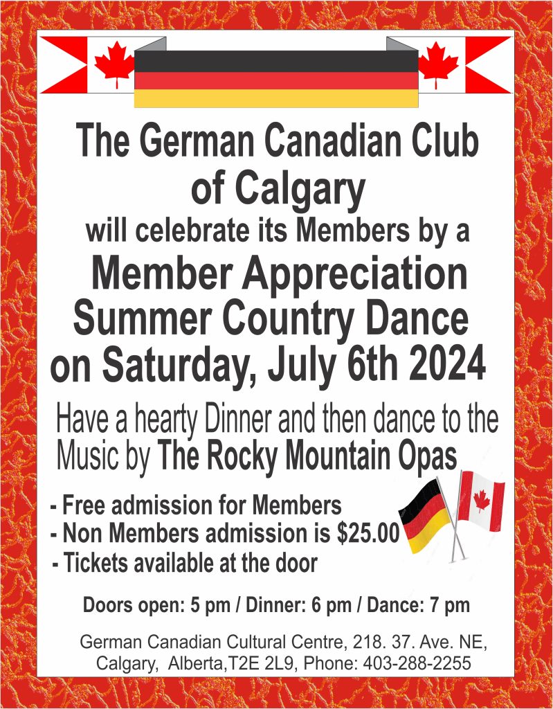 News | German Canadian Club of Calgary